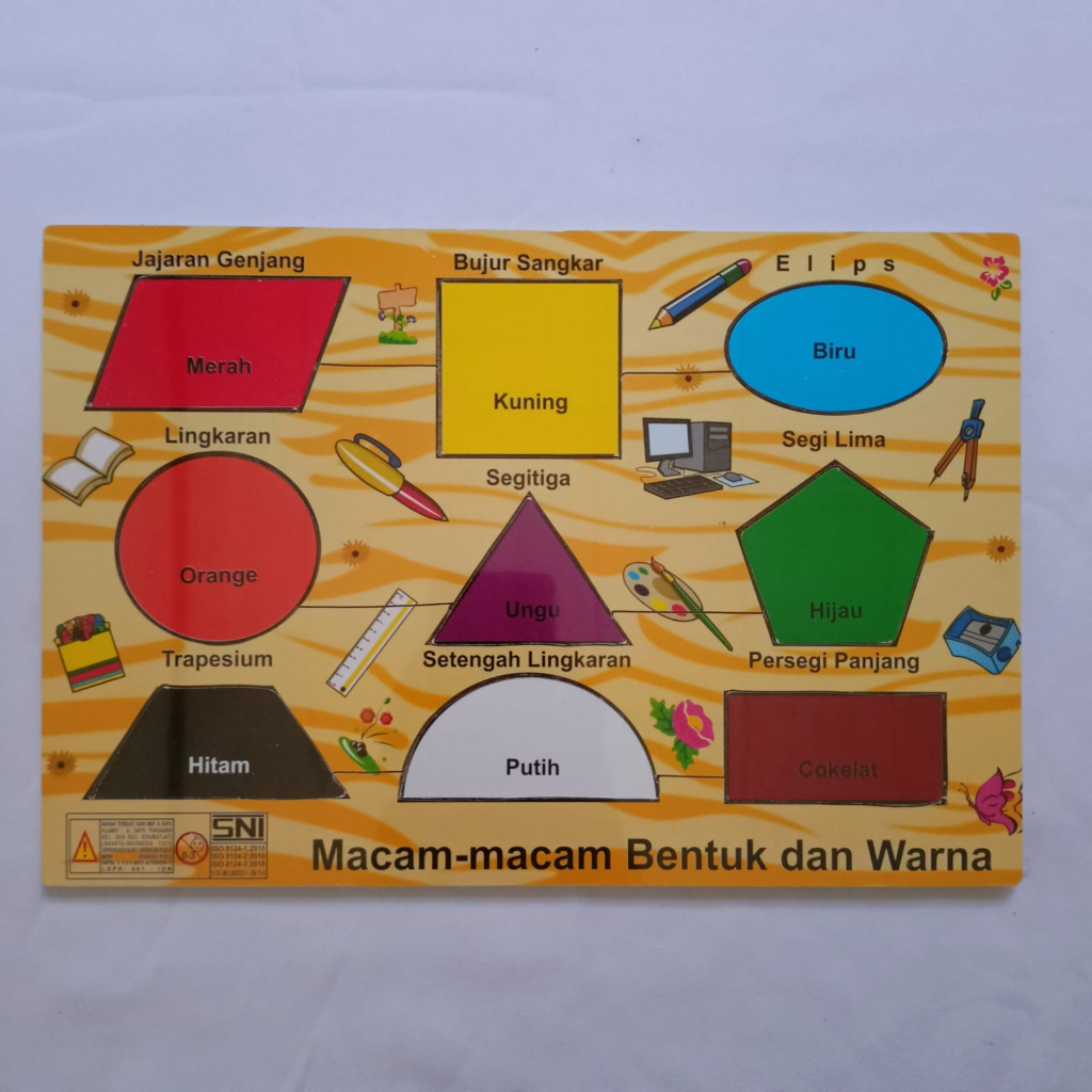 Jual Puzzle Kayu Part 1 SNI BR Alphabet Huruf Angka Hijaiyah Binatang ...