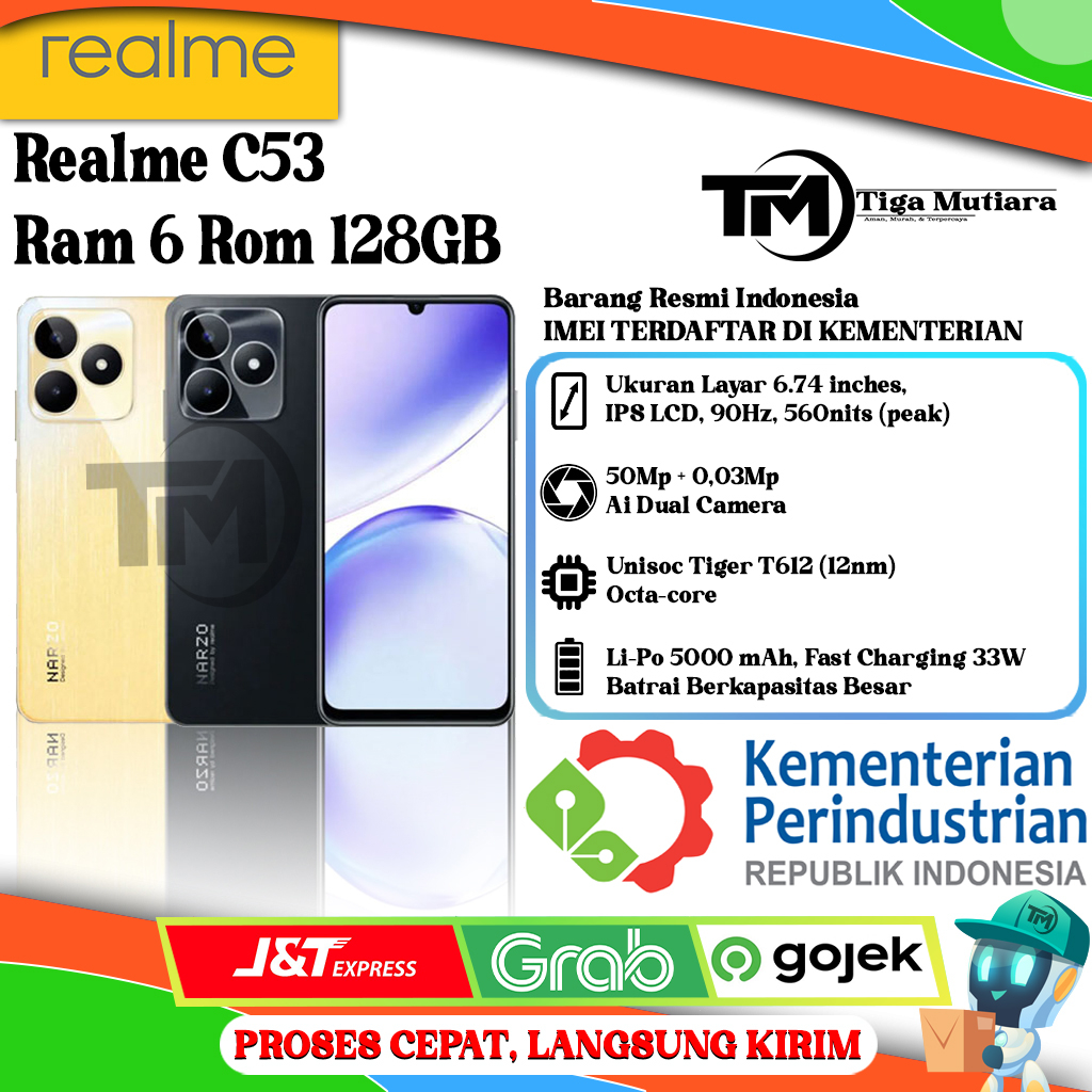 Jual Realme C53 Ram 6/128GB | Ram 8/256GB | Shopee Indonesia