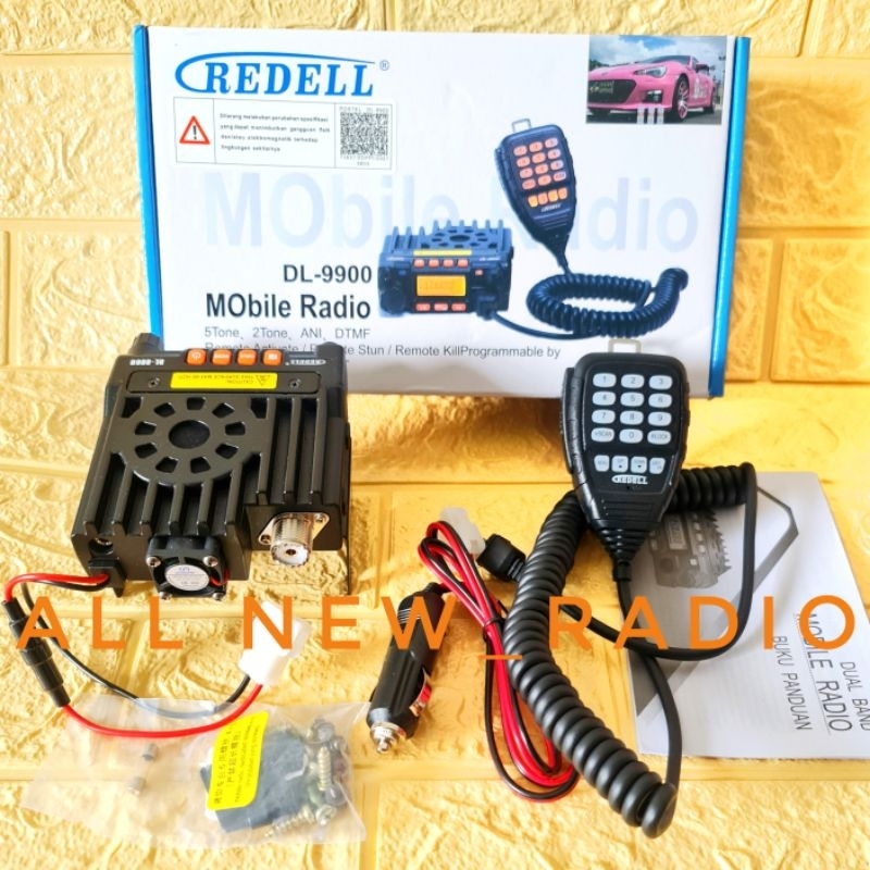 Jual RADIO RIG MINI REDELL DL9900 DUALBAND 25 WATT RIG MOBIL MINI ...