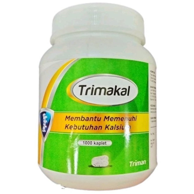Jual TRIMAKAL - Calcium Lactate 500mg (1000's /Botol) | Shopee Indonesia