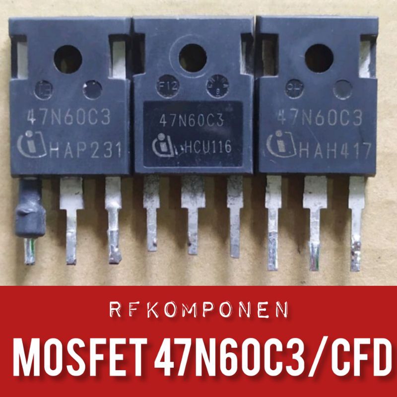 Jual MOSFET 47N60C3 / CFD ( 47A 600V ) | Shopee Indonesia