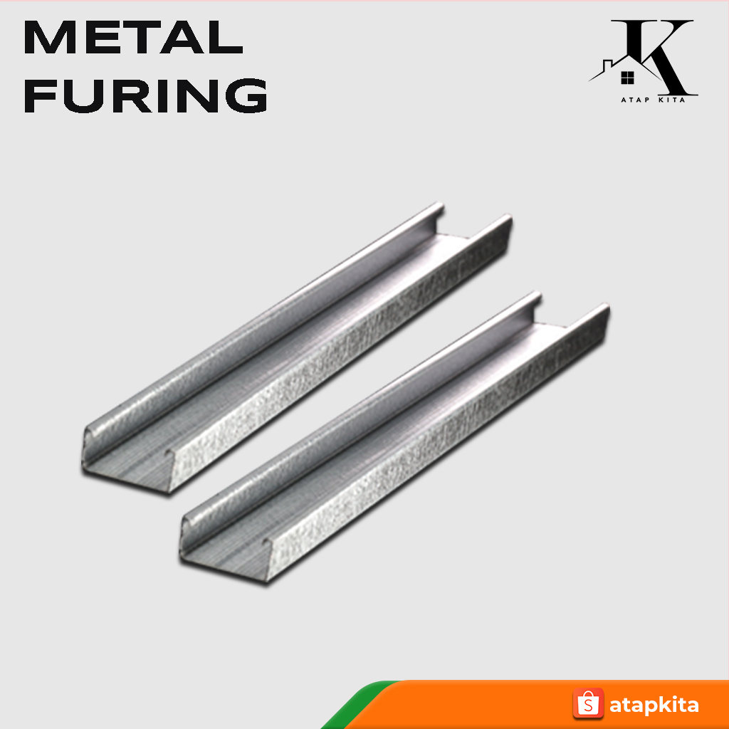 Jual Metal Furing / Furing Yoshino 35 / Chanel Furing / Rangka Plafon / | Shopee Indonesia