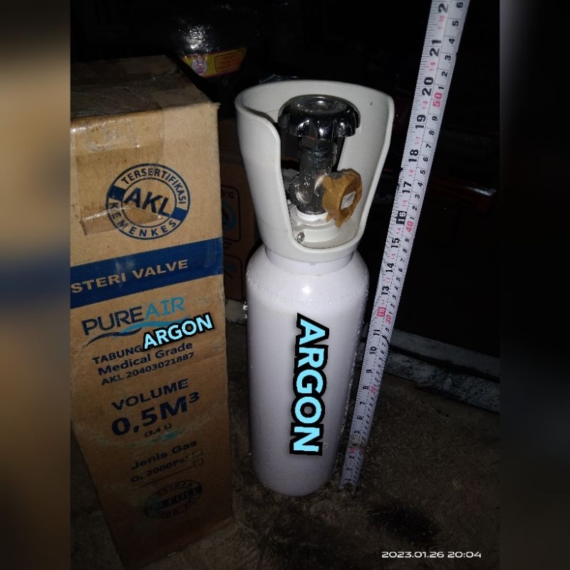 Jual Tabung Argon 0,5m3 sudah isi gas argon | Shopee Indonesia