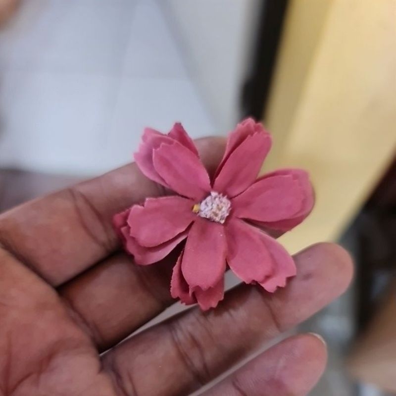Jual KS30 Daisy 4cm kelopak bunga kepala satuan head flower mawar rose ...