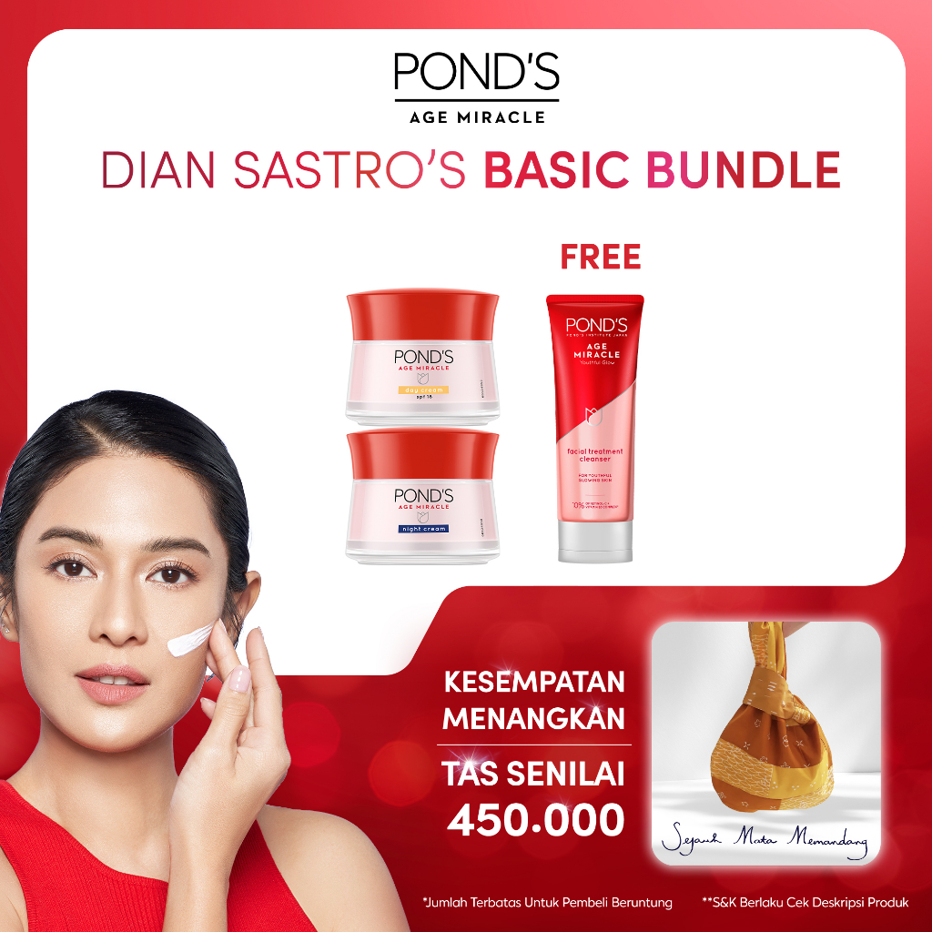 Jual [Dian Sastro’s Pick] Pond’s Age Miracle Must Have Anti Aging Kit | Shopee Indonesia