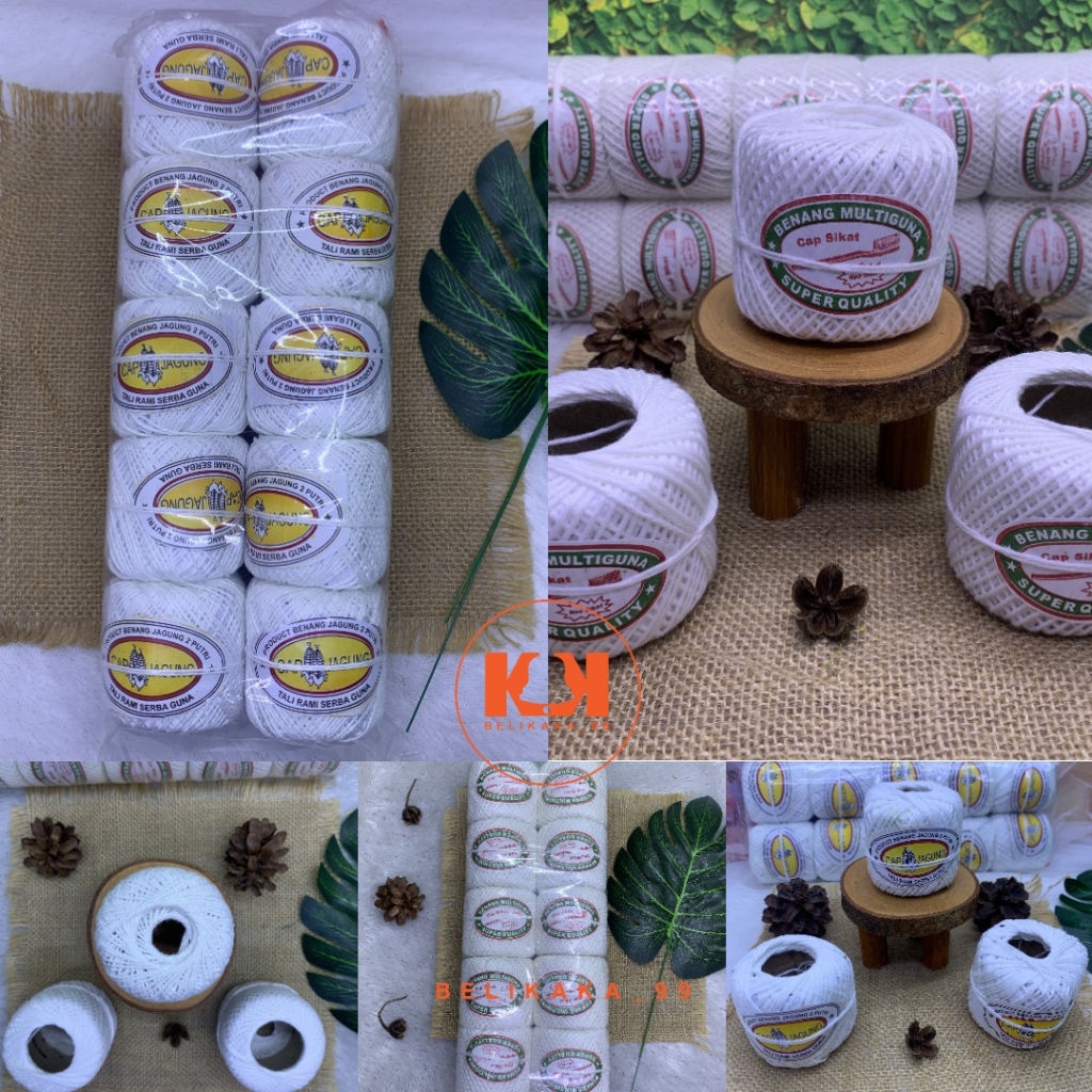 Jual (10 ROLL) TALI BENANG KASUR CAP SIKAT ATAU CAP JAGUNG / TALI ...