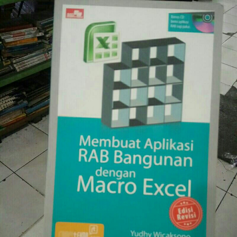 Jual BUKU BEKAS MEMBUAT APLIKASI RAB BANGUNAN DENGAN MACRO EXCEL ... Jual BUKU BEKAS MEMBUAT APLIKASI RAB BANGUNAN DENGAN MACRO EXCEL ...