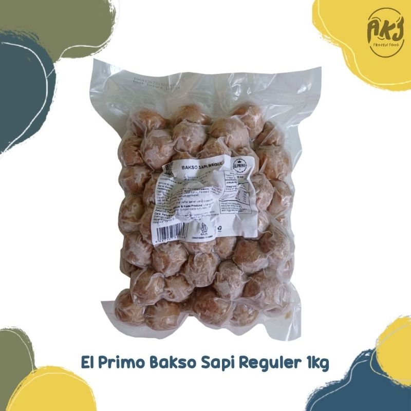 Jual El Primo Bakso Sapi Halus Reguler 1kg | Shopee Indonesia