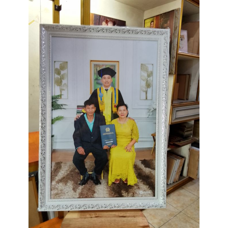 Jual Paket Cetak Foto 40x60 Cm Laminasi Bingkai 16 X 24 Inch Paket