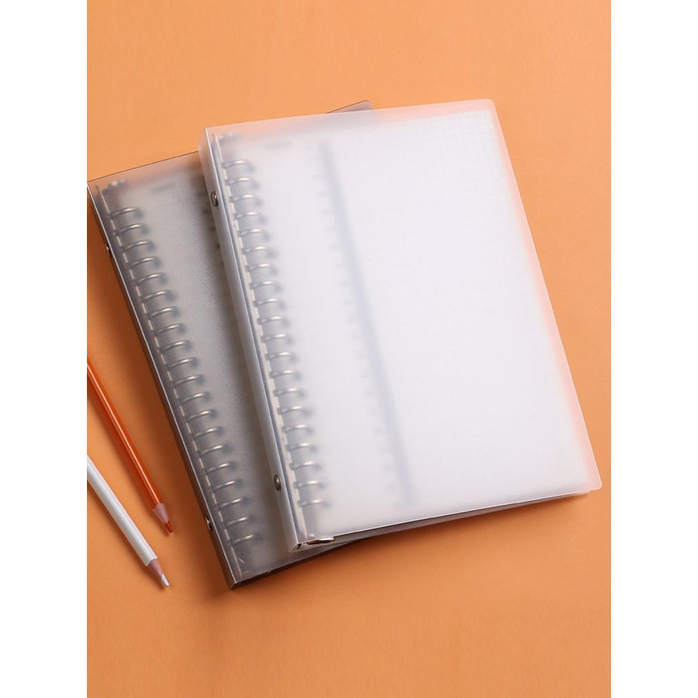Jual BINDER NOTE BUKU BINDER MIKA TRANSPARANT A5, B5 LINE GRID DOTTED ...