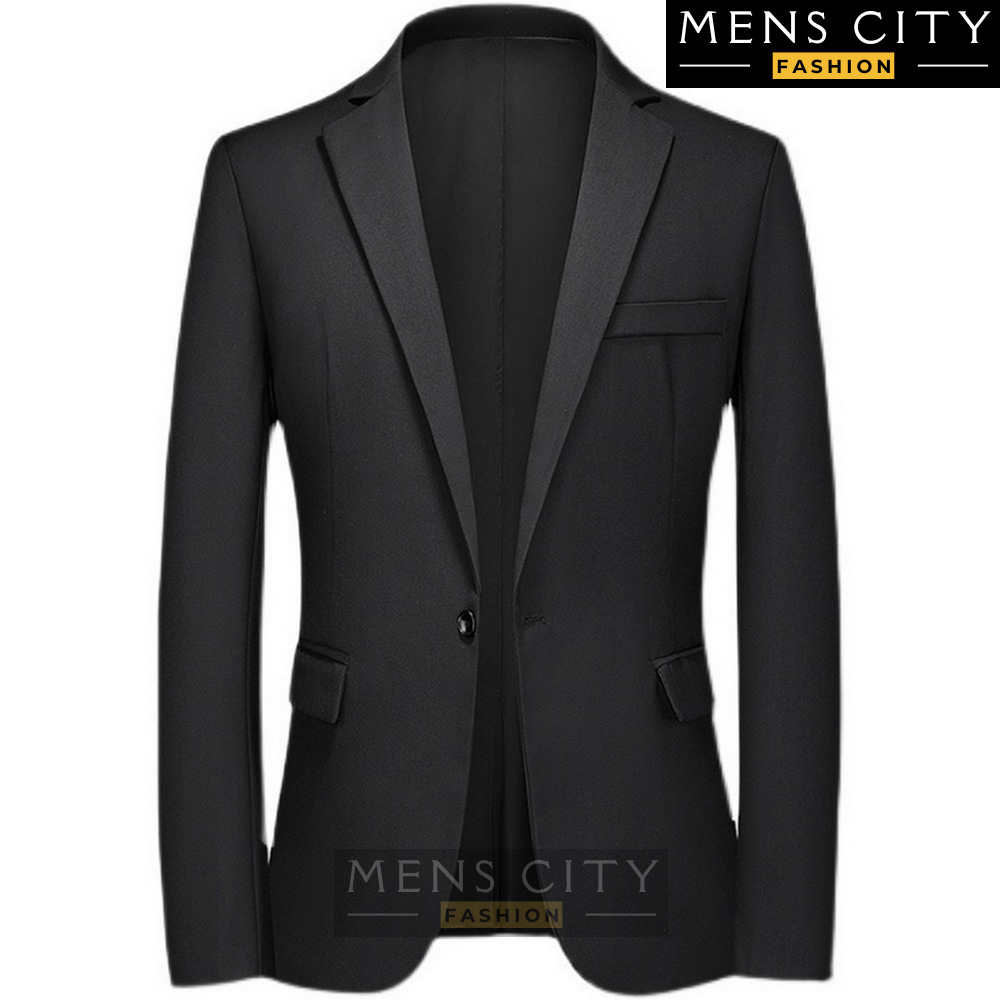 Jual Mens City Jas Pria Formal Slimfit 1 Kancing Premium Terlaris New ...