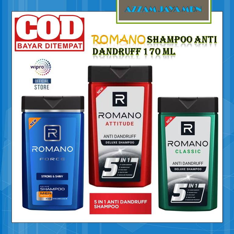 Jual Romano Shampoo Anti Dandruff 170 ml | Shopee Indonesia