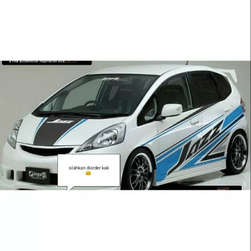 Jual stiker mobil Honda jazz stiker terbaru | Shopee Indonesia