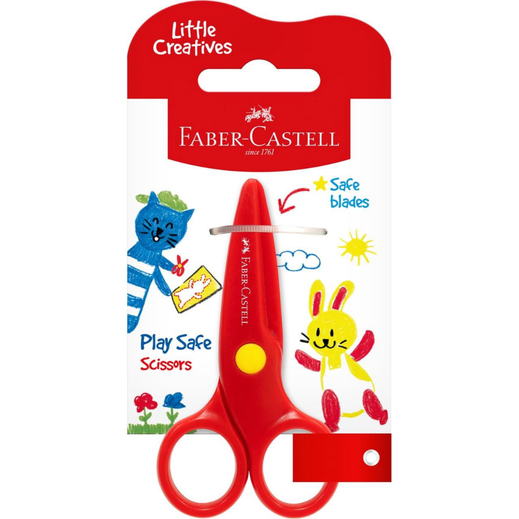 Jual Faber Castell Play Safe Scissors Gunting Plastik Mainan Anak ...