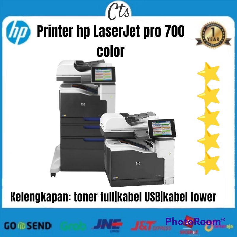 Jual printer hp LaserJet pro 700 mfp 775 color mesin fotocopy A3 murah ...