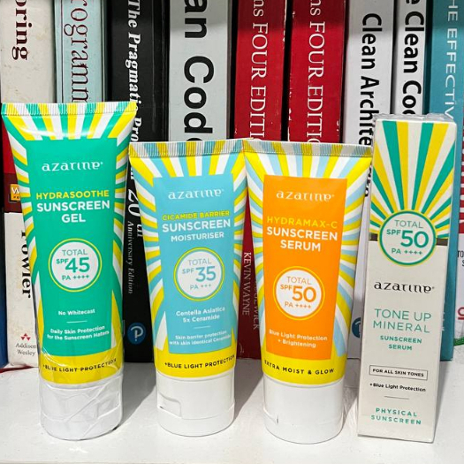 Jual [NEW] Azarine Hydrasoothe Gel SPF45 Hydramax C Tone Up Mineral ...