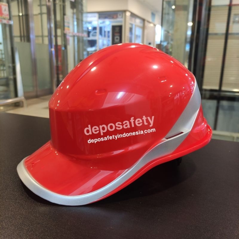 Jual HELM SAFETY PROYEK HSE K3 DELTA PLUS MERAH | Shopee Indonesia
