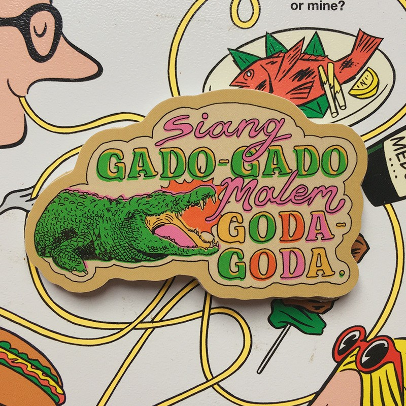 Jual Gado Gado - Vinyl Sticker | Shopee Indonesia