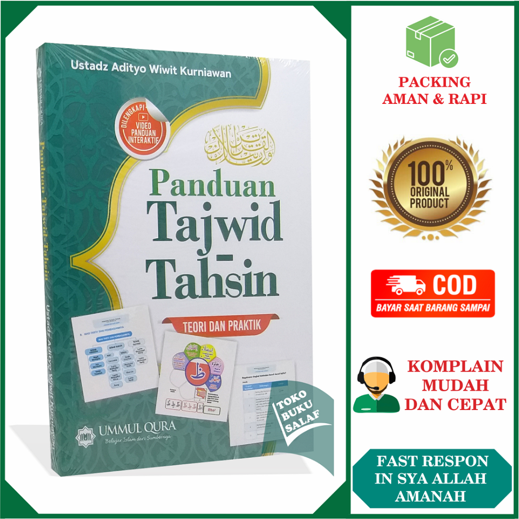 Jual Panduan Tajwid Tahsin Teori Dan Praktik Dilengkapi Video Panduan ...