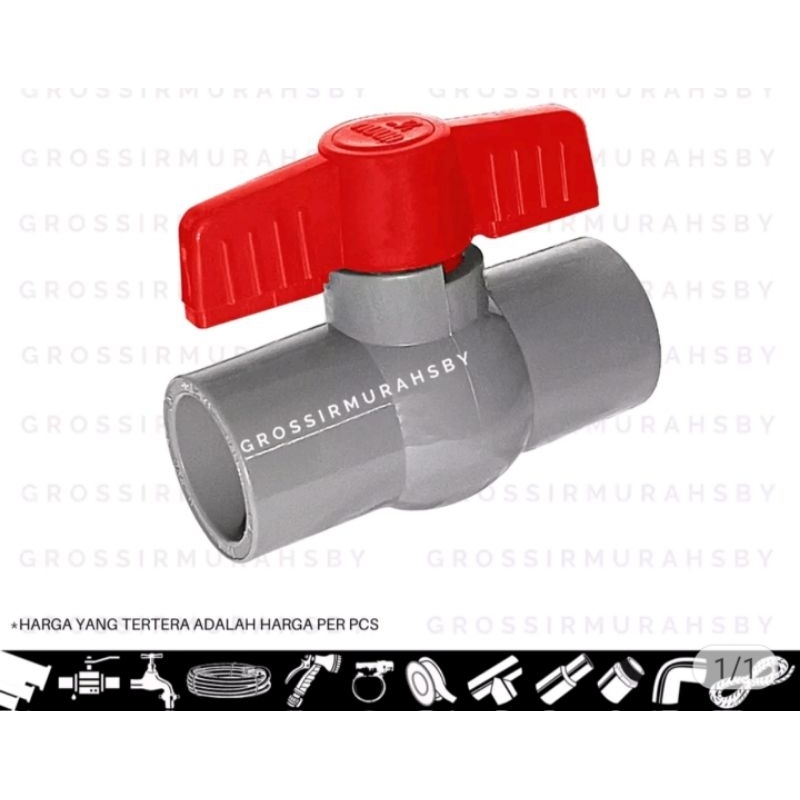 Jual Stop Kran uk 3/4 Inch , Unnu PBV01 , BALL VALVE UK 3/4 inch ...
