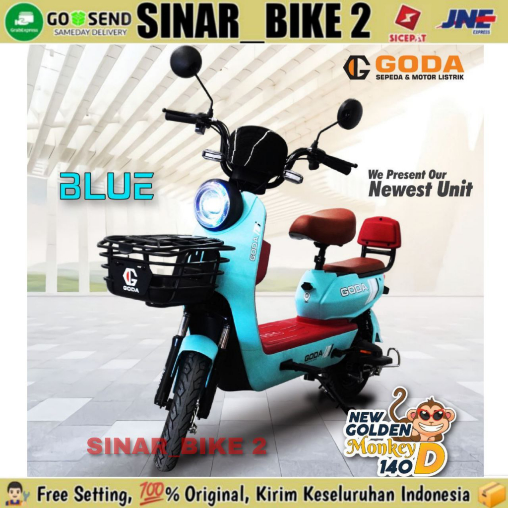 Jual Sepeda Listrik GODA 111 GOLDEN MONKEY 500 Watt Electric E Bike ...