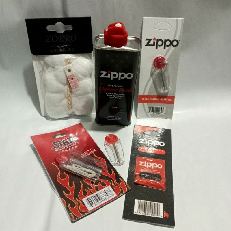 Jual Keperluan atau Perlengkapan MINYAK ZIPPO SUMBU ZIPPO BATU ZIPPO ...