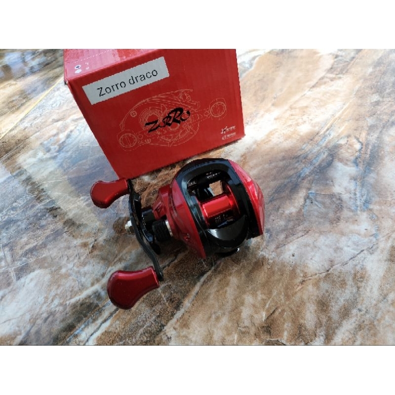 Jual baitcasting reel Zorro hadle kiri&drag clicker | Shopee Indonesia
