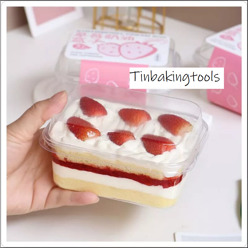 Jual 10pcs PREMIUM KOREAN dessert box cup kotak mika kue dessert ...