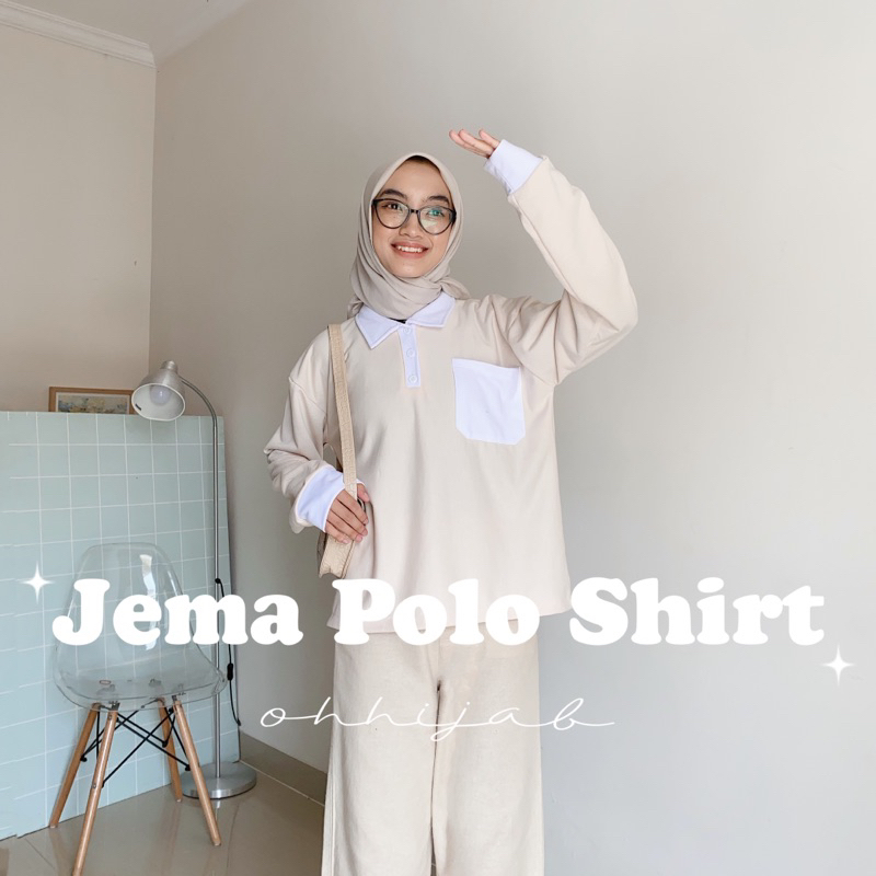 Jual Ohhijab - JEMA Polo Shirt | Shopee Indonesia