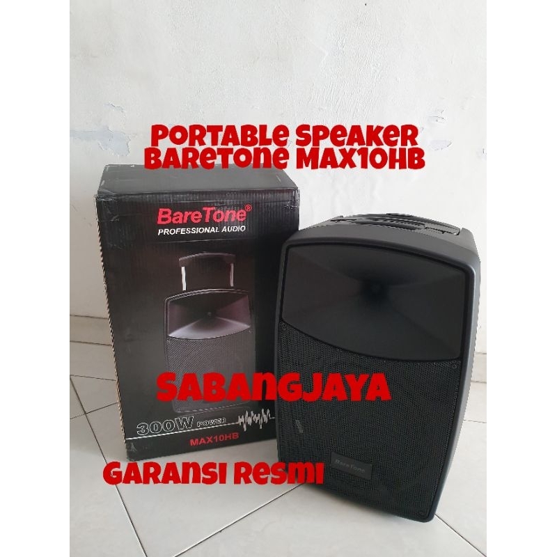 Jual Portable Speaker Baretone Max 10HB 10inch Baretone Max10HB 10inch ...