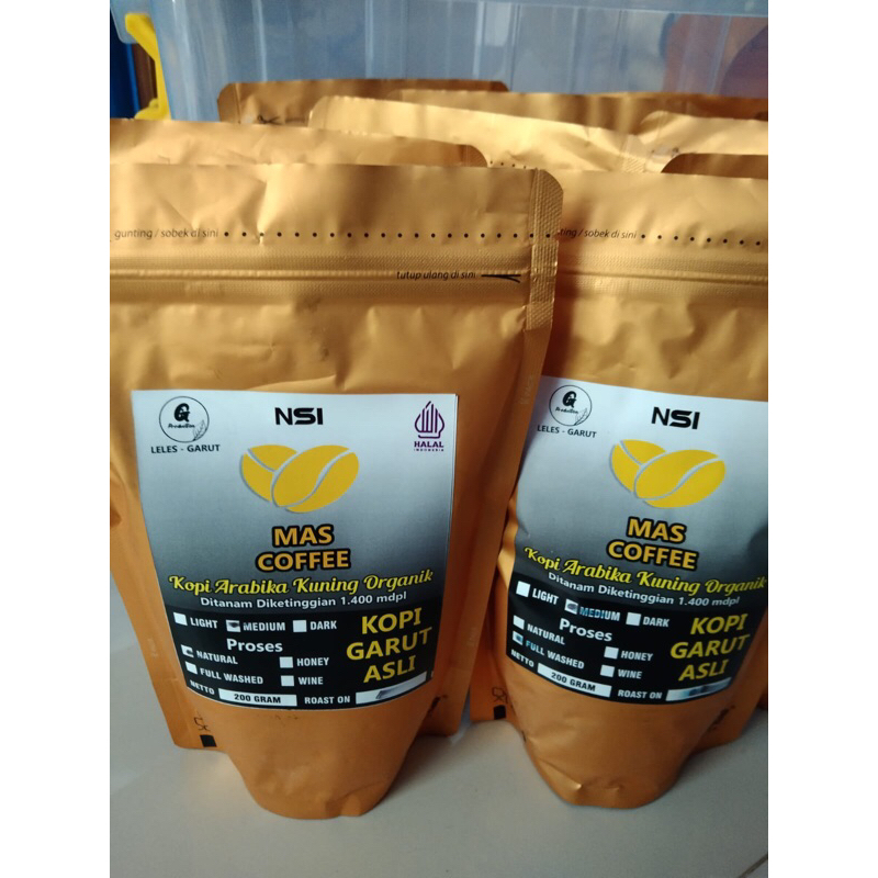 Jual kopi arabika biji kuning murah meriah (organik) | Shopee Indonesia