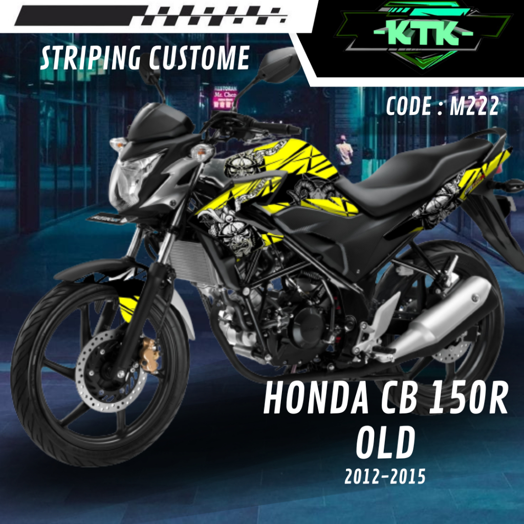 Jual Lis Striping Sticker Variasi Aksesoris List Stiker Pelindung Body Logo Emblem Motor Honda ...