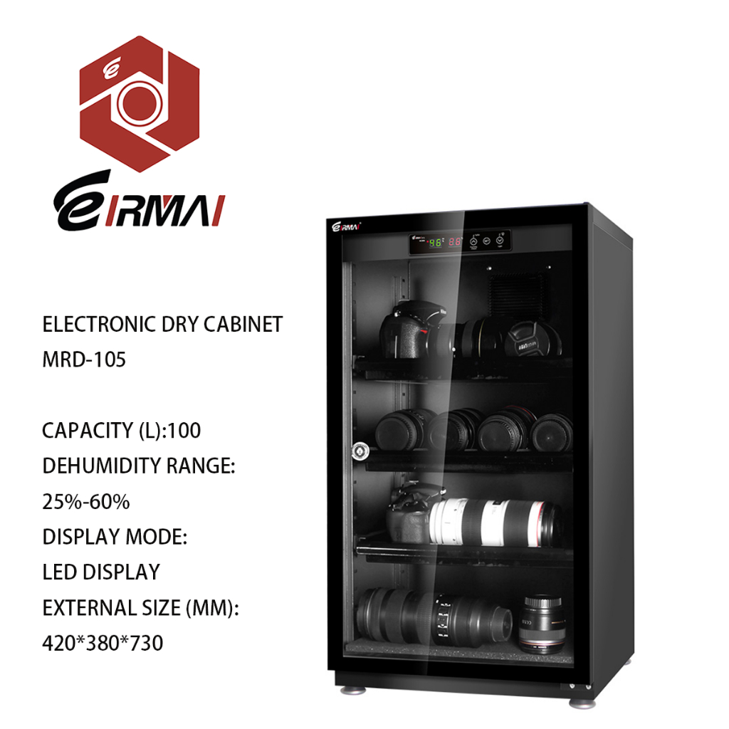 Jual Drybox EIRMAI DRY CABINET MRD- 105S DRY BOX Lemari Kamera 100 ...