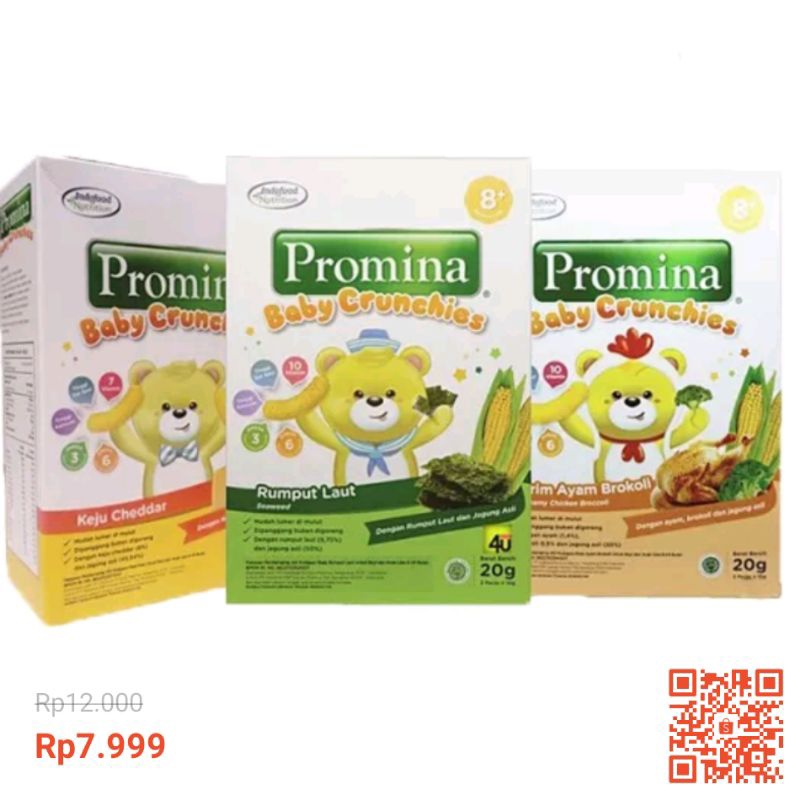 Jual PROMINA CRUNCIES 20 GRAM | Shopee Indonesia