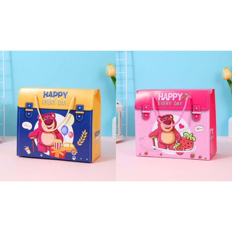 Jual Paper Bag/Goodie Bag/Souvenir Bag Lotso Happy Every Day • Cciyl ...