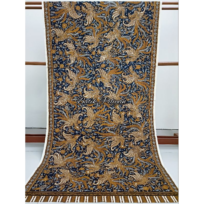 Jual Batik Tulis Premium Eksklusif motif Burung Maleo Soga Emas ...