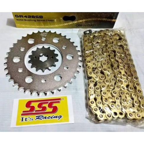 Jual GEAR SET YAMAHA R15 V3 MT15 R15 V4 rantai 428 x 130L tipe HSB2T bukan HSB hsbt ro oring ...