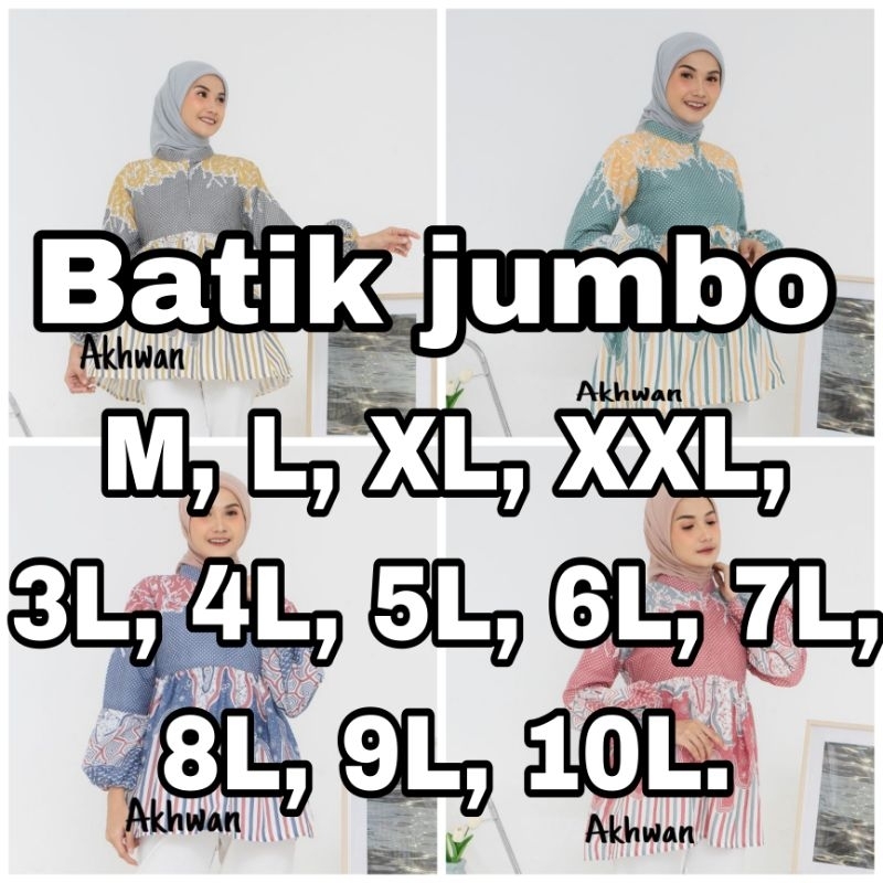 Jual Batik jumbo BIG SIZE JUMBO XXL XXXL 3L 4L 5L MURAH BATIK JUMBO COUPLE "M,L,XL,XXL,XXXL ...