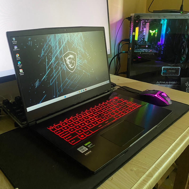 Jual Laptop MSI GF63 Thin 10SC i5 10500H Gtx 1650 (second masih garansi ...
