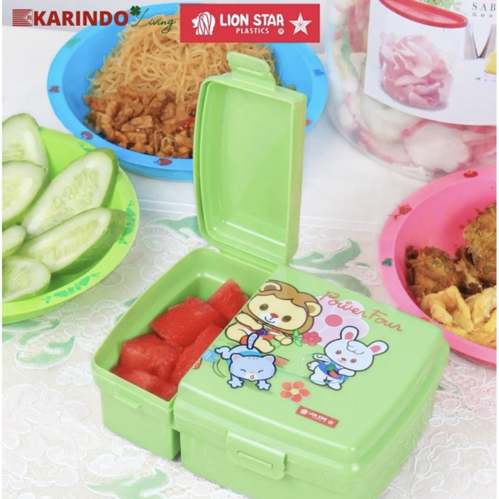 Jual KOTAK MAKAN LUNCH SANDWICH BOX ROTI SEKAT LION STAR SB-49 FOLLY BOX 02 | Shopee Indonesia