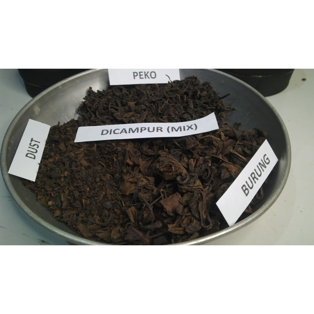 Jual TEH HIJAU GREEN TEA KERING SIAP DISEDUH JENIS MIX (PEKO+BURUNG+DUST) HARGA PER 1KG ASLI ...