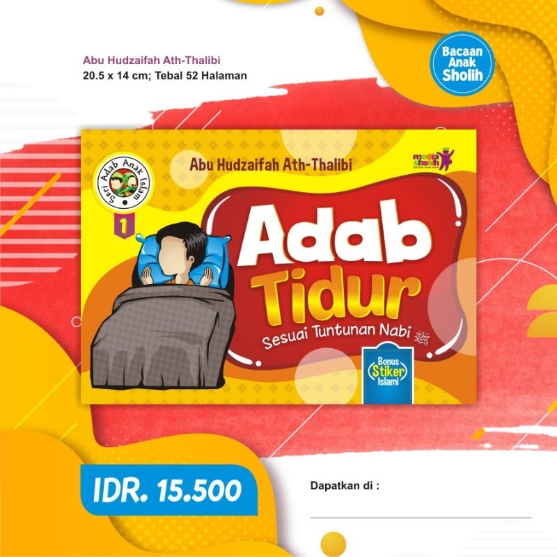 Jual Adab Tidur Sesuai Tuntunan Nabi | Shopee Indonesia