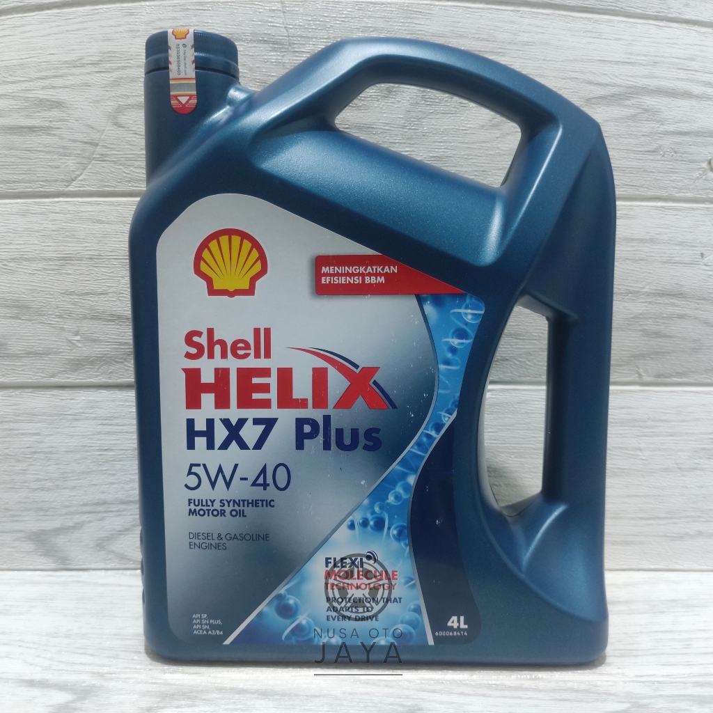 Jual Shell Helix HX7 Plus 5W-40 Fully Synthetic 4L | Shopee Indonesia