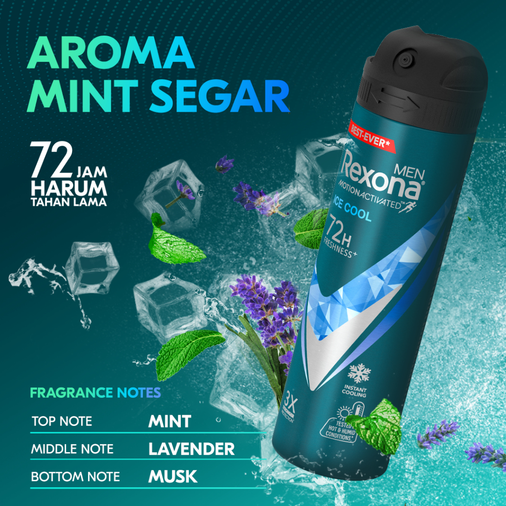 Jual Rexona Men Antiperspirant DEODORANT SPRAY Ice Cool 135ml - Rexona Antiperspirant Aerosol ...