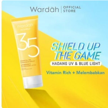 Jual WARDAH ESSENTIAL SUNSCREEN GEL SPF 35 PA+++ UV SHIELD (KUNING ...