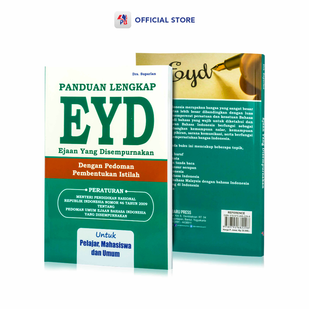Jual Buku Bahasa Indonesia / Panduan Lengkap EYD Ejaan Yang ...
