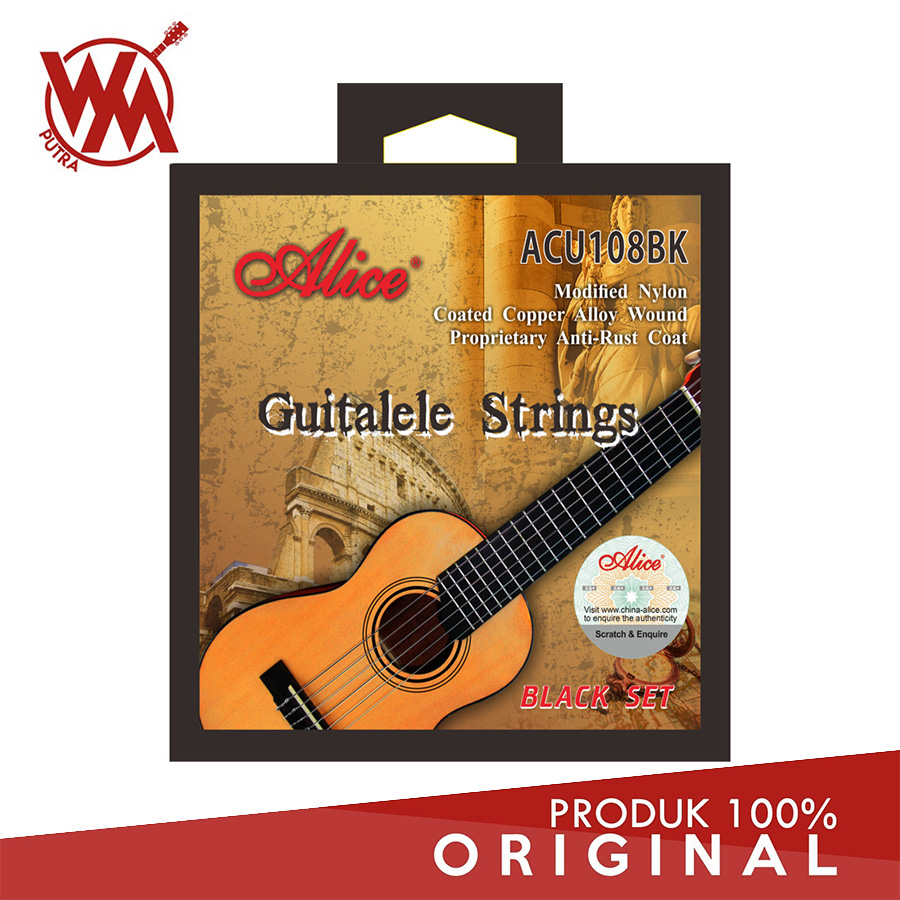 Jual ALICE GUITARLELE STRING ACU108BK / String ACU-108-BK / String ACU ...