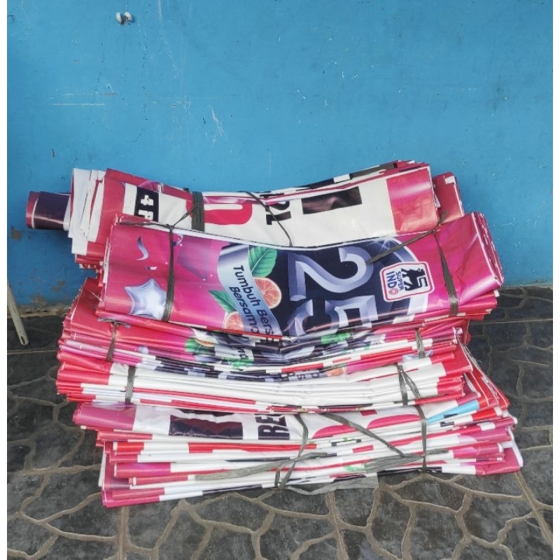Jual PROMO!! Spanduk/Bener Bekas/salah cetak Berkualitas Ukuran 1 meter ...