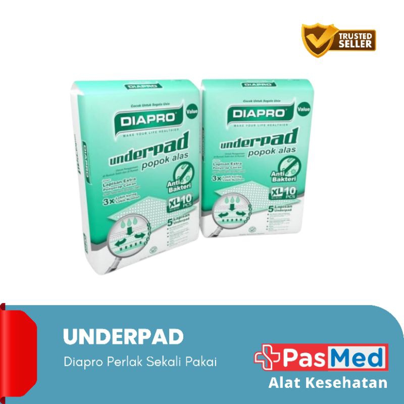 Jual Underpad Diapro Perlak Sekali Pakai Diapro | Shopee Indonesia