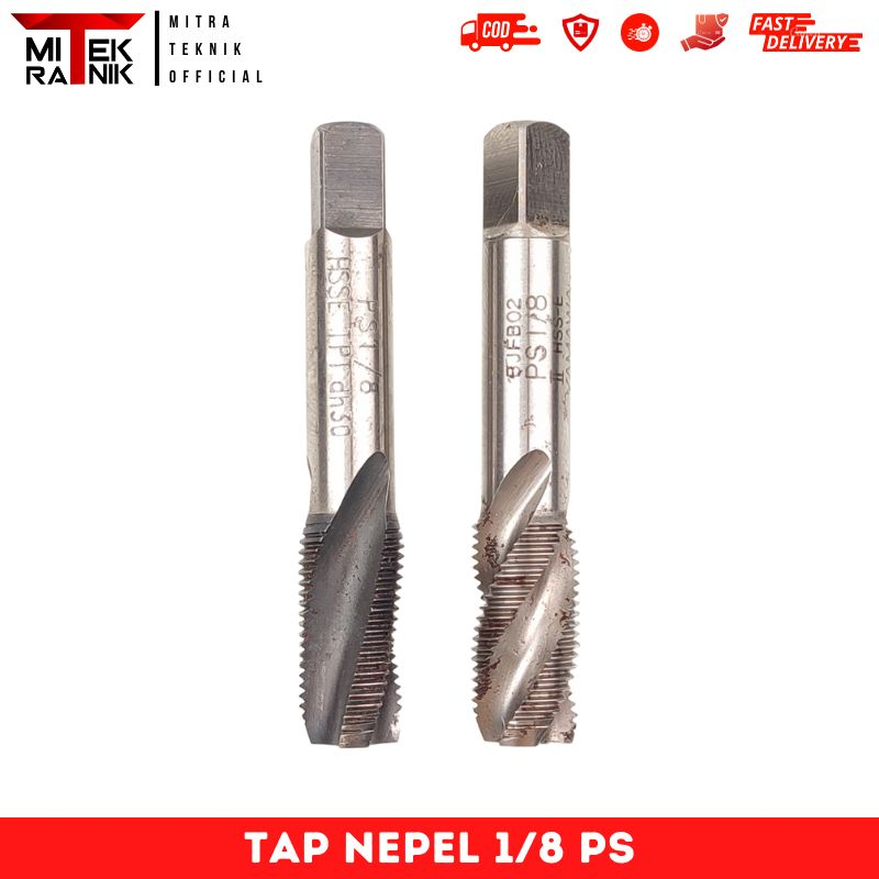 Jual Tap Nepel Tap Inchi PS 1/8 - 28 HSSE Semi Spiral | Shopee Indonesia